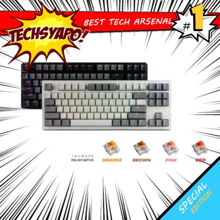 TECWARE PHANTOM ELITE+ 87 KEYS RGB MECH TRIMODE | Lazada PH