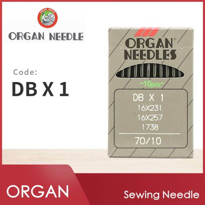 10 PCS DBX1 ORGAN Sewing Machine Needles For Industrial Lockstitch Japan Sewing Accessories DB*1 ...