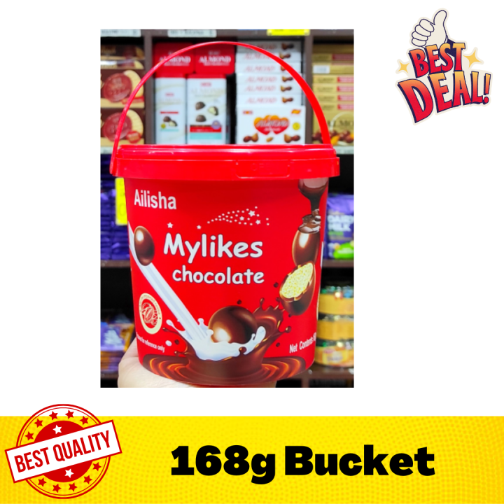 Ailisha Mylikes Chocolate, 168g bucket | Lazada PH