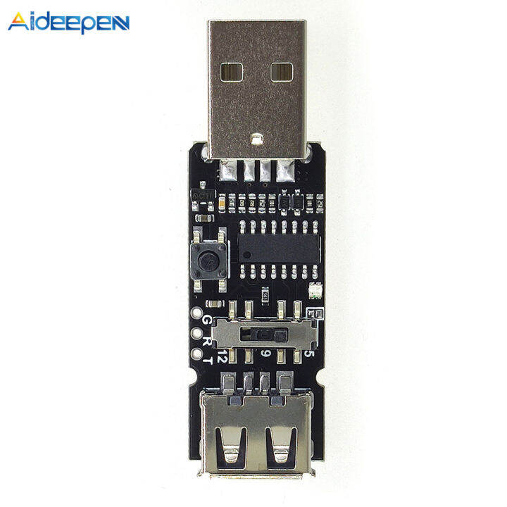 Aideepen 9V 12V 20V Adjustable Voltage USB Type-A QC 2.0 3.0 DC Trigger ...