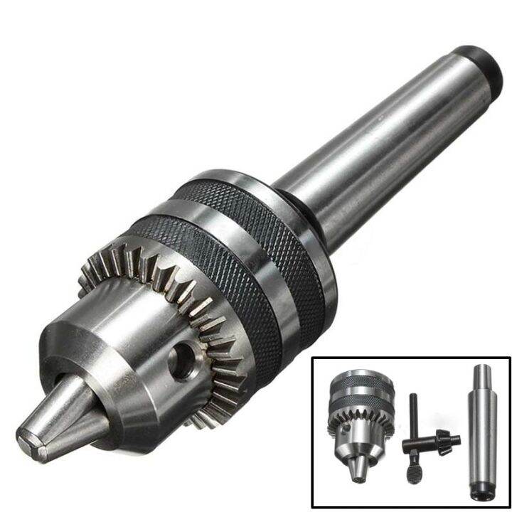 Heavy Duty Ball Bearing Key Drill Chuck +MT3 Arbor Lathe Chuck B16 1 ...