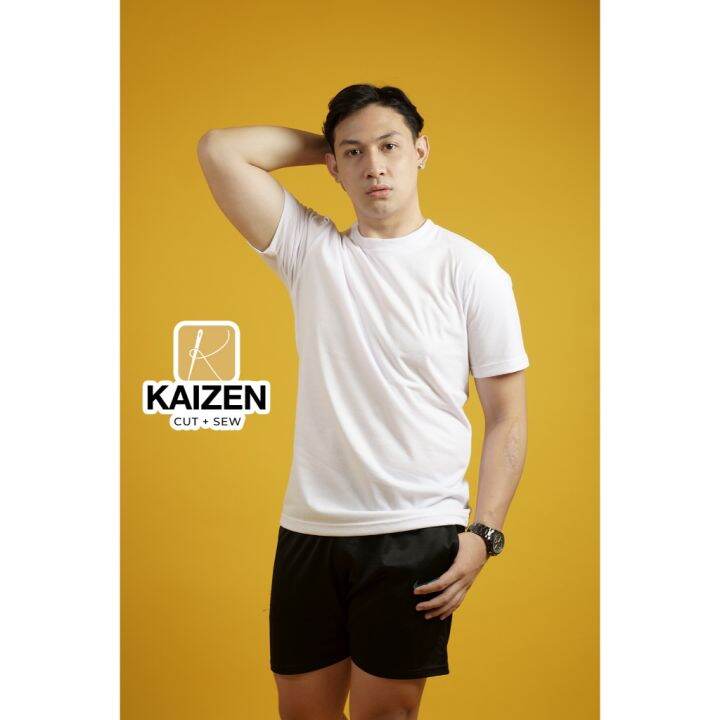 PLAIN WHITE SHIRT (230GSM) BY KAIZEN CUT SEW | Lazada PH