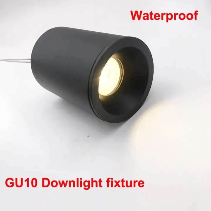 IP65 Outdoor Cylinder Surface Mounted LED GU10 Downlight Fixture 220V ...