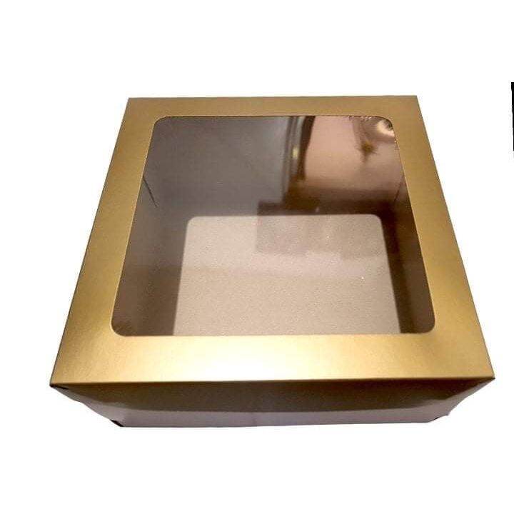 12x12x5 Pastry Box/Cake Box Golden Top High Quality Box | Lazada PH