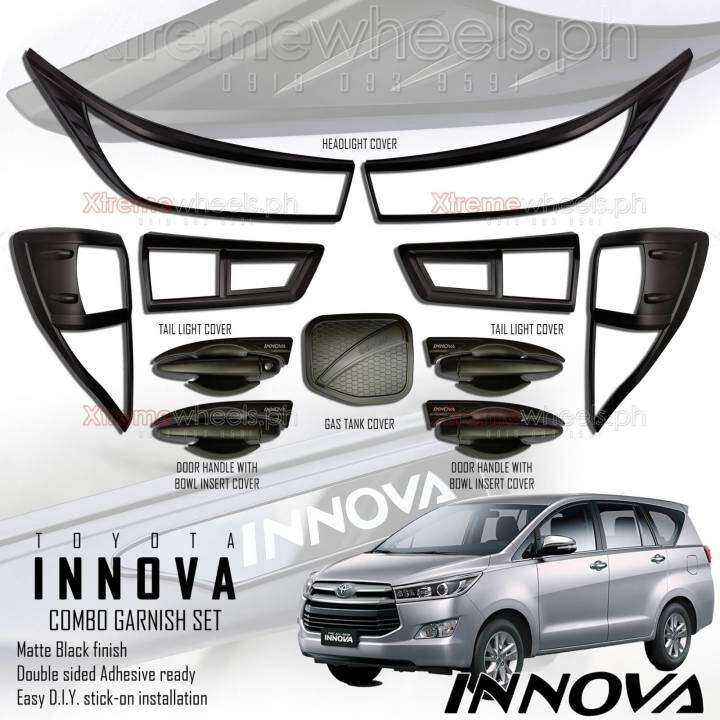 Toyota Innova 2016 - 2023 Matte Black Cover Thailand Made ( Cover Head ...