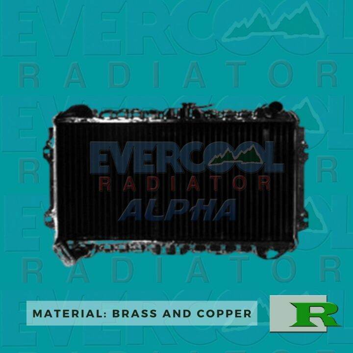Toyota Tamaraw 2C Diesel M/T 3R 1994-2002 Evercool Alpha Radiator ...