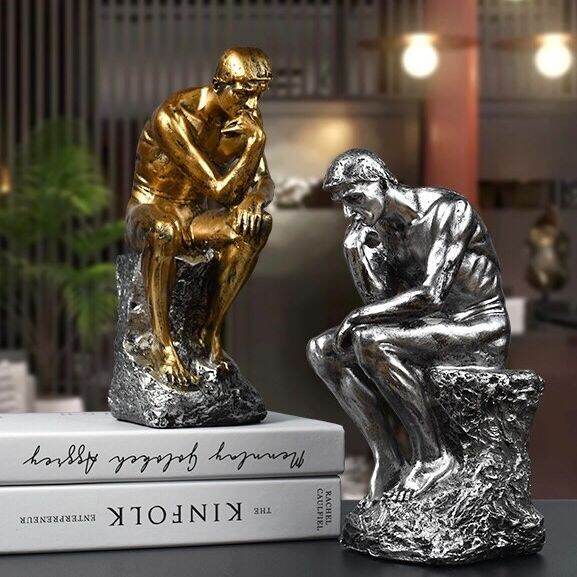 [The Thinker] Mô hình tượng Người Đàn Ông Suy Tư, tác phẩm điêu khắc ...