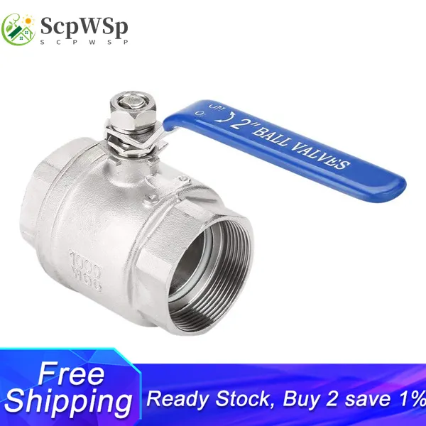 Ball Valve Female Thread 2 Inch 304 Stainless Steel Full Port Female Thread Ball Valve 2 Inch ...