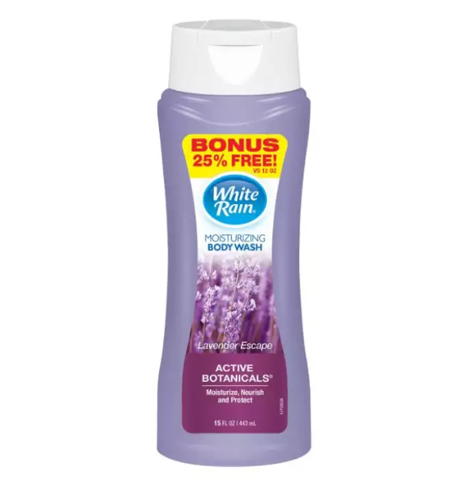 White Rain Moisturizing Body Wash Active Botanicals, Lavender Escape ...