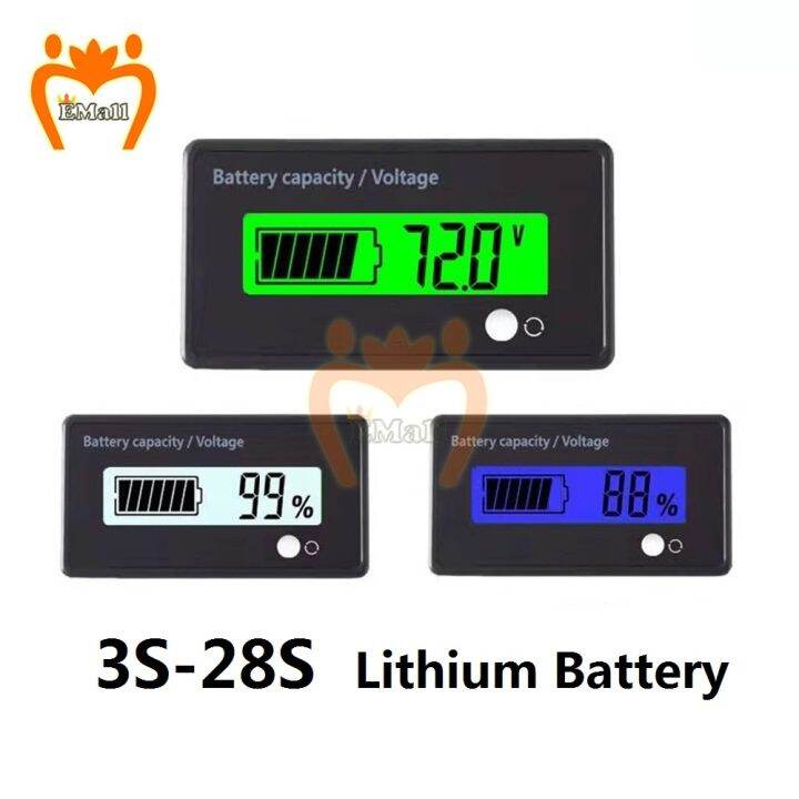 【CW】 3S 28S 4.2V Lithium Battery Capacity Indicator Module Electric ...