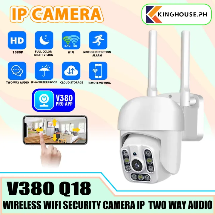 V380 Q10 / Q18 IP CAM WIFI Camera Monitor Indoor Outdoor 1080p HD Dome ...