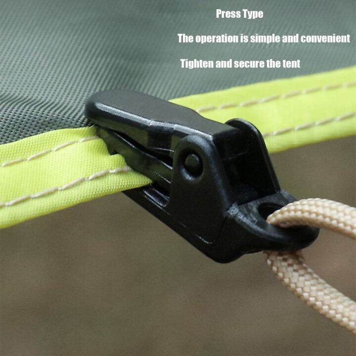 Camping Tent Tarp Mini Tarp Clip Clamp Flysheet Outdoor Alligator ...