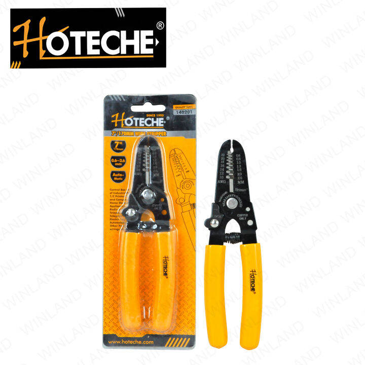 HOTECHE by Winland 7"(170mm) black finish Machine-grinding teeth ...