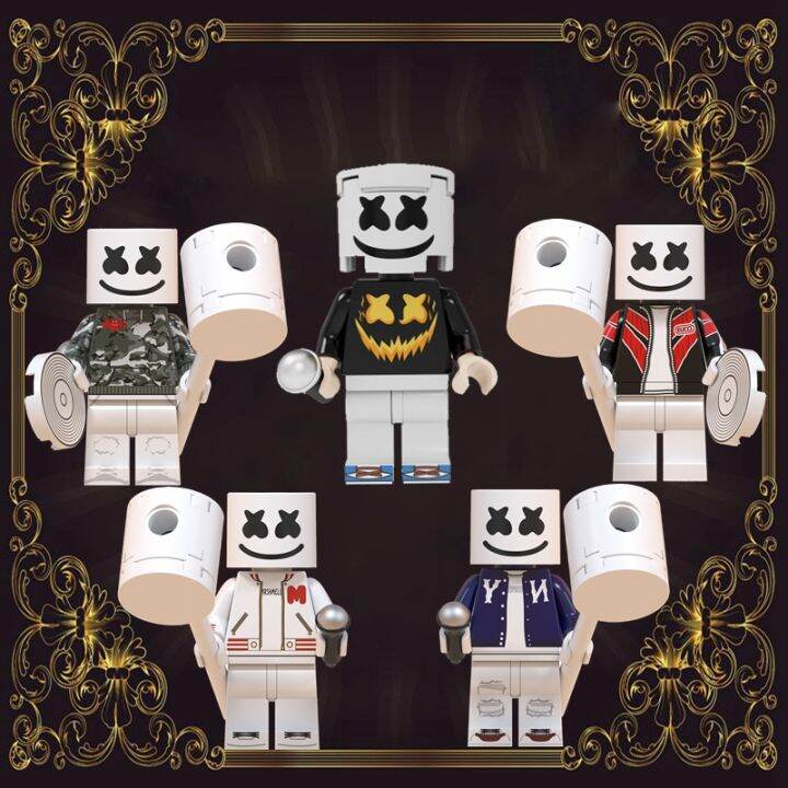 Marshmello Music Celebrities idols TV Movie Minifigures Bricks Birthday ...