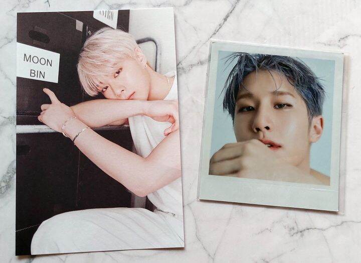 โปสการ์ด และ Polaroid มุนบิน จินจิน สุ่ม ของแท้ จาก CD อัลบั้ม ASTRO ...