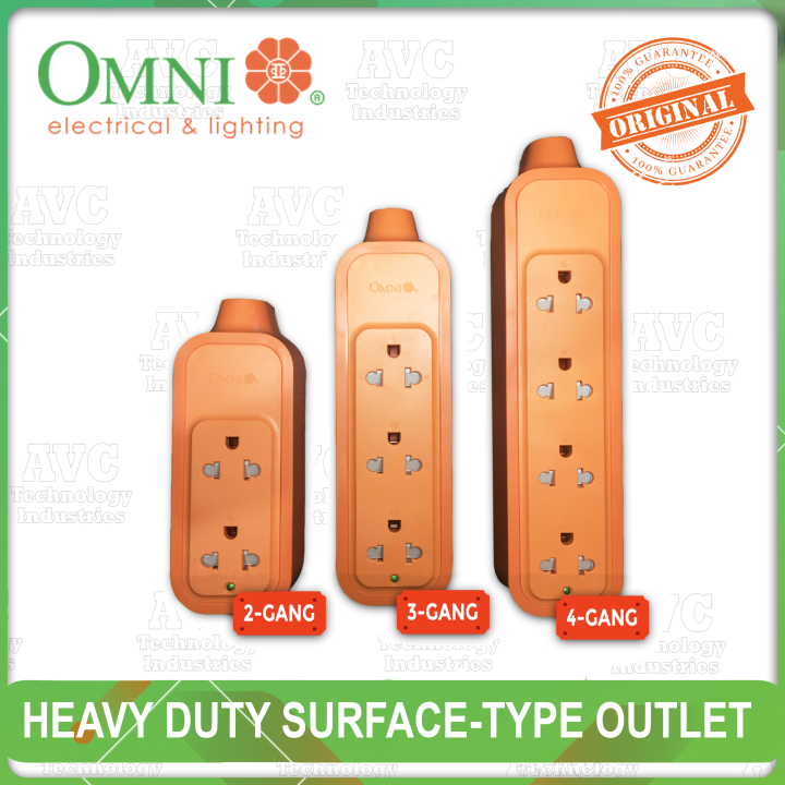 OMNI Heavy Duty Surface-Type Outlet 2, 3 & 4 GANG WRO-102 WRO-103 WRO ...