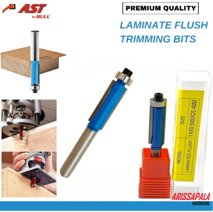 AST BULL Mata Profil Trimer Pinggiran Hpl Kayu PVC Edging Mata Router ...