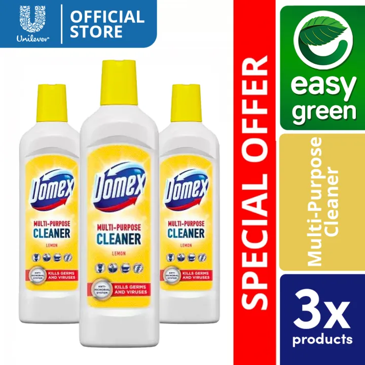 BUNDLE Domex Multipurpose Lemon Antibacterial 500ml x3 | Lazada PH