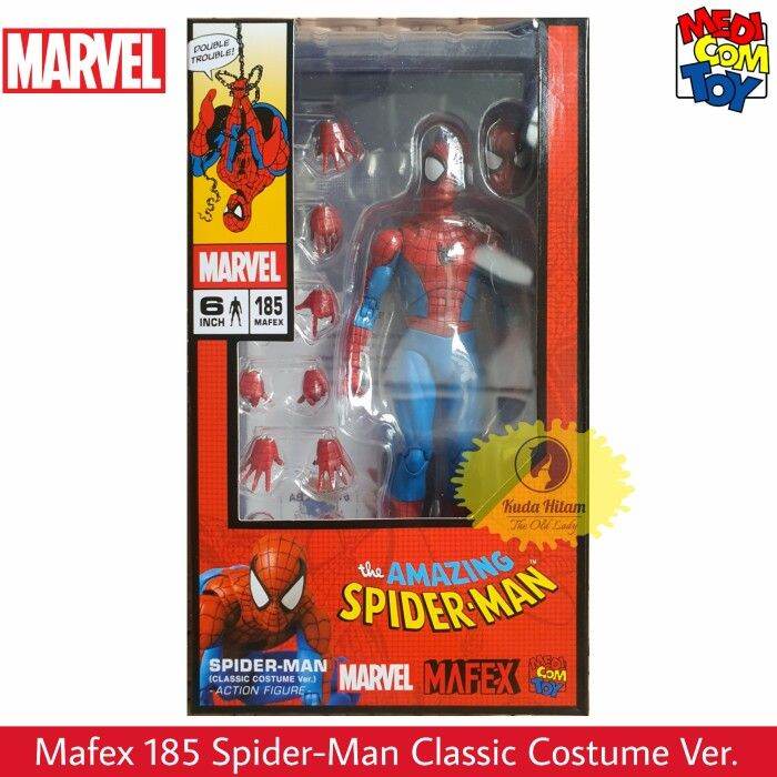 Mafex 185 the Amazing Spider-Man Classic Costume Version Spiderman ...