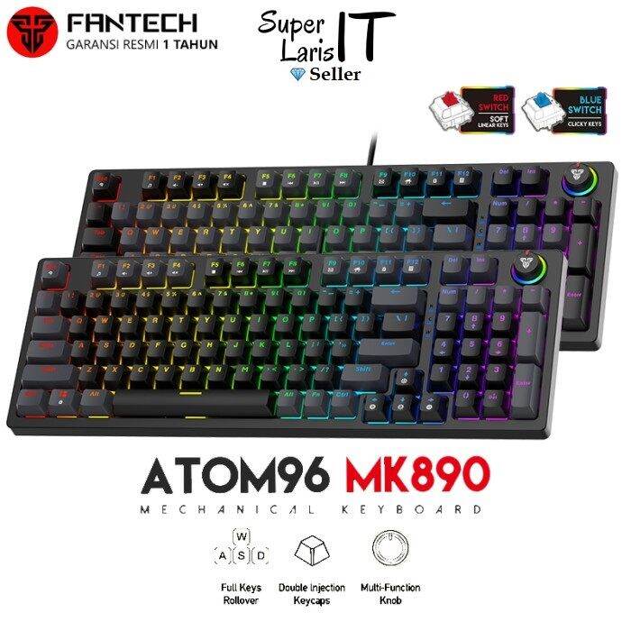 Keyboard Gaming Fantech ATOM96 MK890 Mechanical Full Size RGB USB | Lazada Indonesia