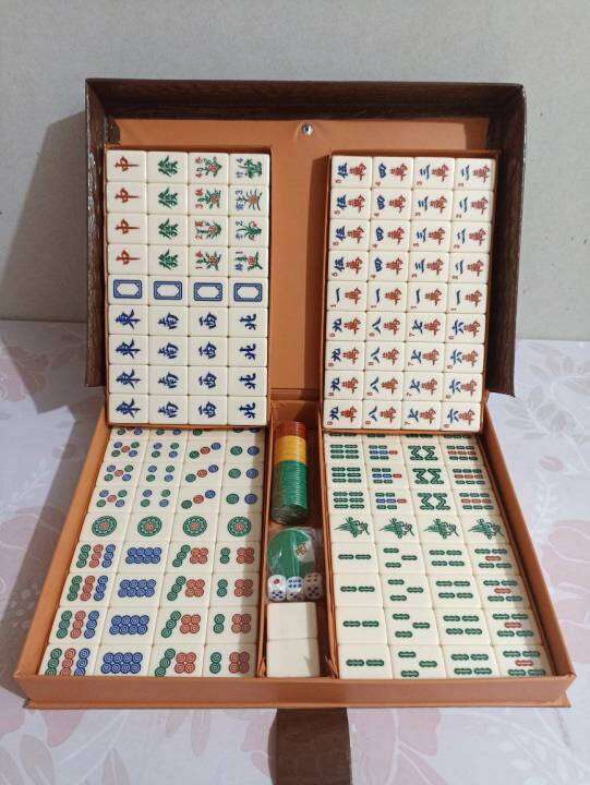 1 set Standard Ivory mahjong tiles / tiles ng mahjong table / gamit sa ...