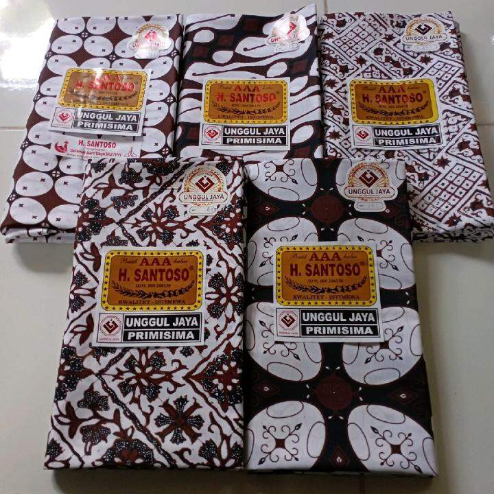Part 1 Kain Batik H Santoso AAA Unggul Jaya | Jarik Batik Sogan Gading ...