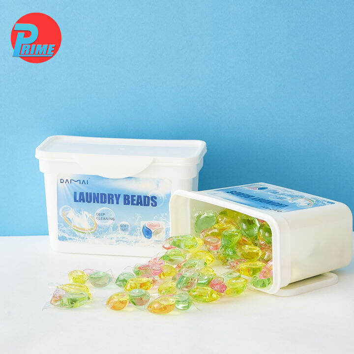 PRIME.AZ 50PCS Laundry pods Liquid Capsules Detergent Beads Balls Wash ...