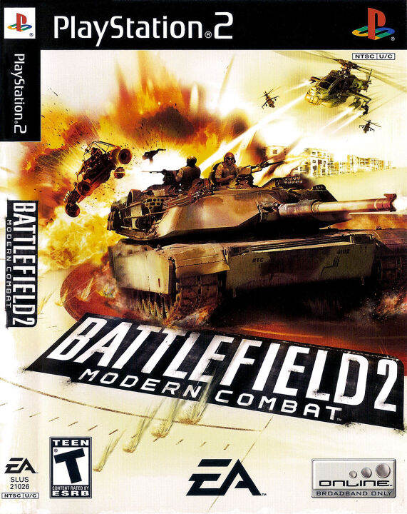 💿 แผ่นเกมส์ PS2 💿 Battlefield 2 - Modern Combat ⚔️ PlayStation 2 ...