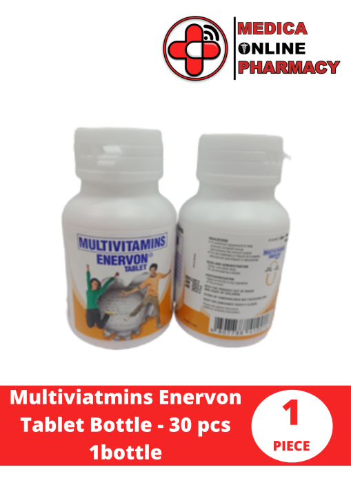 Multivitamins ENERVON Tablet- 30 pcs/ 1bottle | Lazada PH