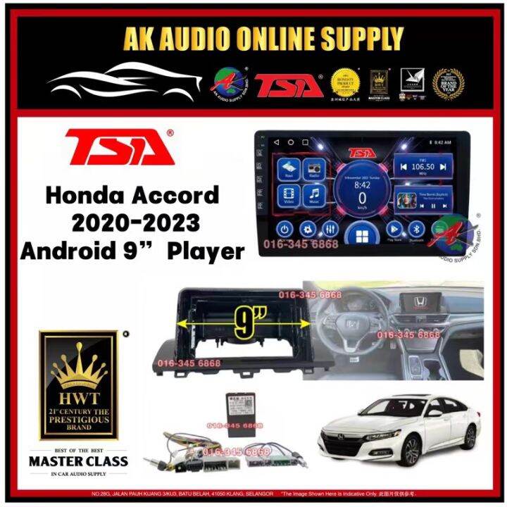 [ MTK 2+32GB ] TSA Honda Accord 2020 - 2023 With Canbus Android 9 ...