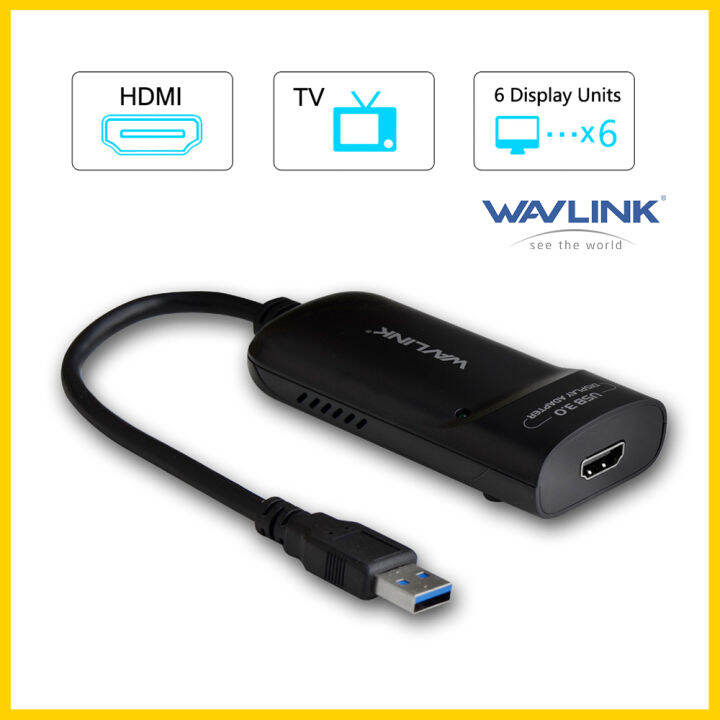 Wavlink USB 3.0 to HDMI Video Graphics Adapter/External Video Card with ...