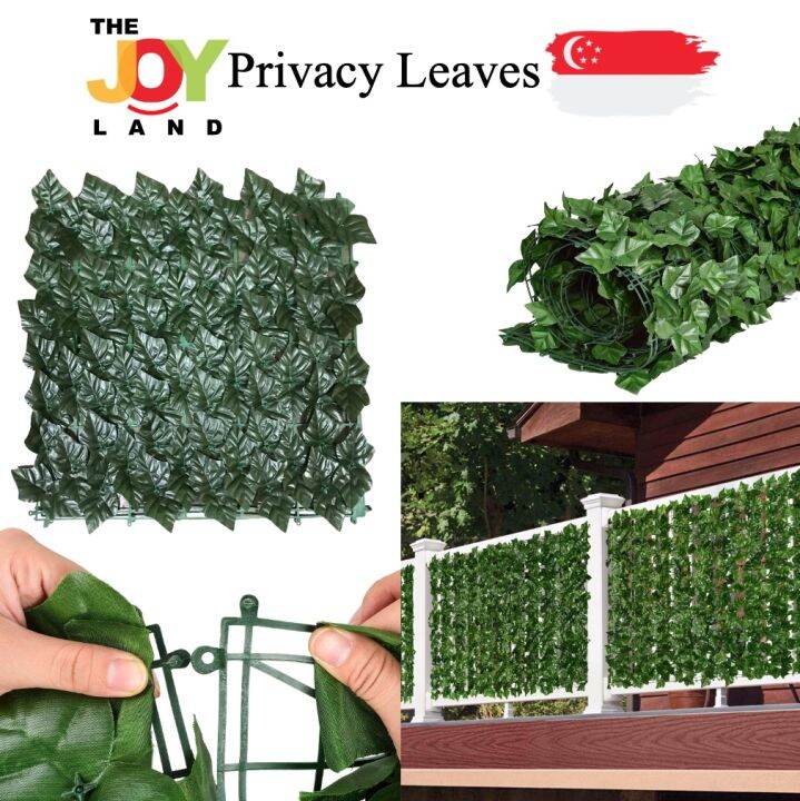 [PRIVACY LEAVES] Artificial Conifer Grass Hedge Green Plastic Privacy ...
