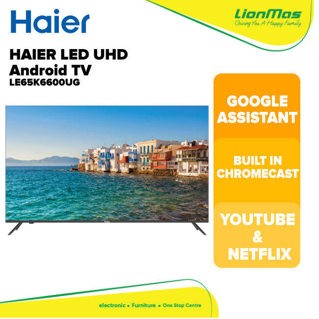 HAIER LED UHD ANDROID TV HAI-LE65K6600UG | Lazada