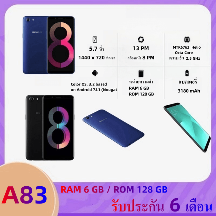 โทรศัพท์มือถือ OPPO A83 ( RAM 4GB+ROM 32GB ) / (RAM 6GB+ROM 128GB)ของ ...