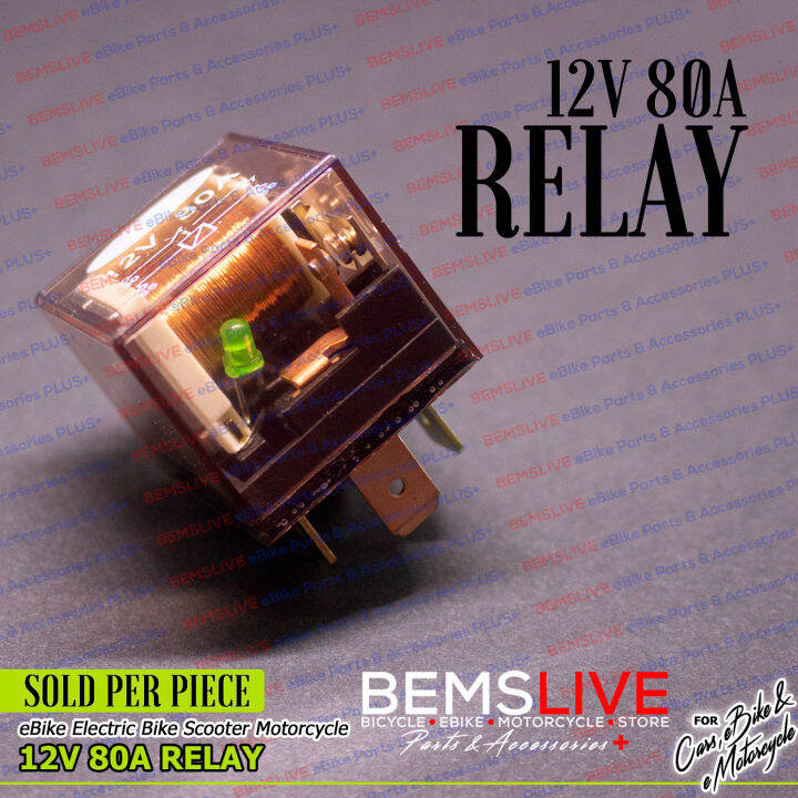 12V 80A Relay for Cars, eBikes and Motorcycles | Lazada PH