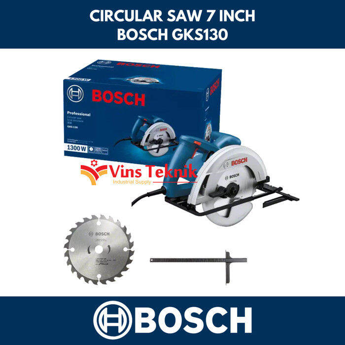 Circular Saw Mesin Gergaji SIrkel 7" Bosch GKS 130 GKS130 | Lazada ...
