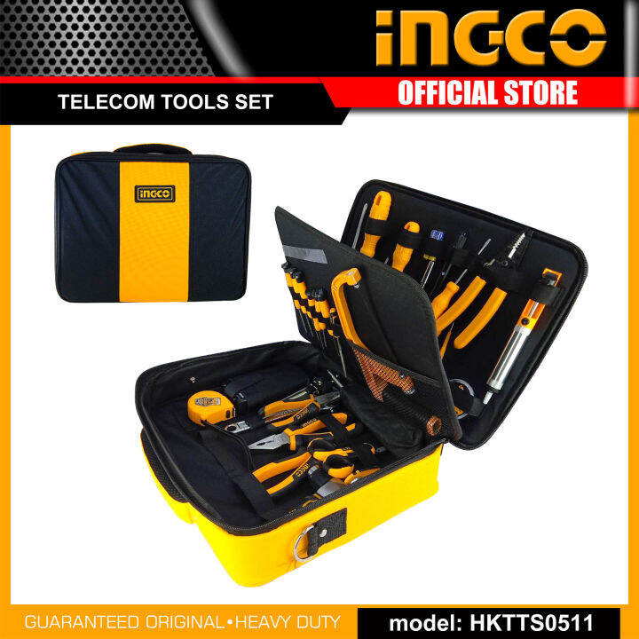 INGCO 51PCS Telecom Tools Set with Bag HKTTS0511 IHT | Lazada PH