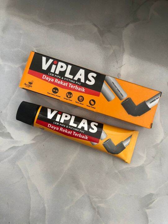 Lem Pipa PVC Viplas tube 40 gram | Lazada Indonesia