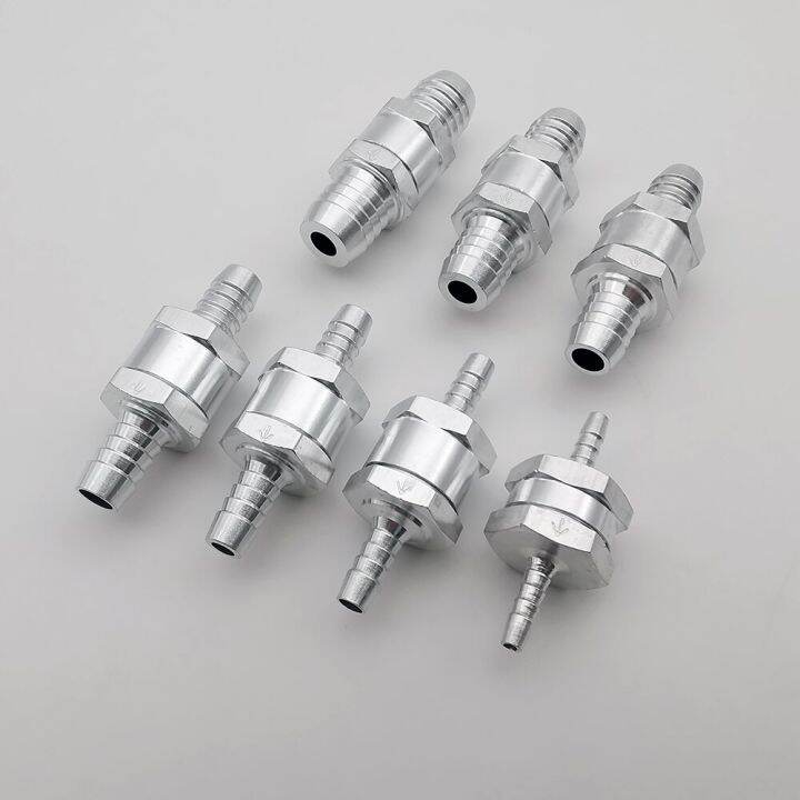 1Pcs 6/8/10/12/14/16mm One Way Valves Aluminium Alloy Vehicle Fuel Non ...