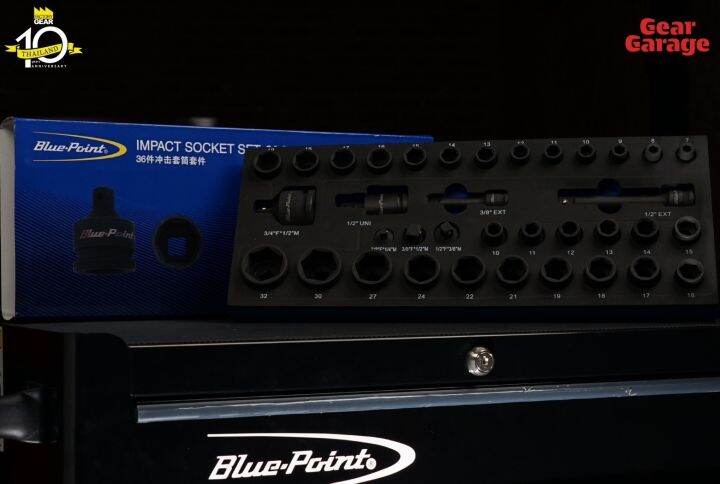 ชุดถาดโฟมลูกบล็อกลมขนาด 1/2”และ ขนาด 3/8”ใช้สำหรับอุปกรณ์เครื่องมือลม ...