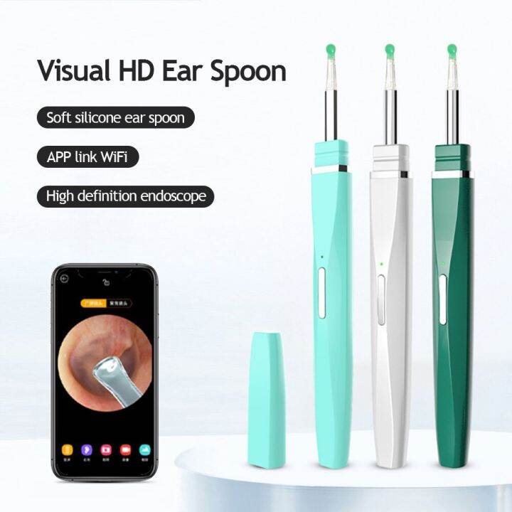 Wireless Smart Visual Ear Cleaner Otoscope Ear Wax Removal Tool With ...