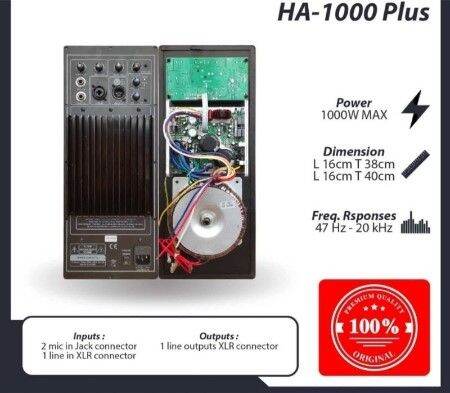 Power Aktif Ha1000 Plus Audio Original Ha1000+ Ha 1000 ( Bayar Ditempat ...