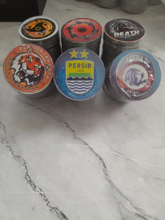 Mainan Tazos Gacoan isi 18 Pcs Tazos King tazos Raja Tajos Bogem Tebal ...