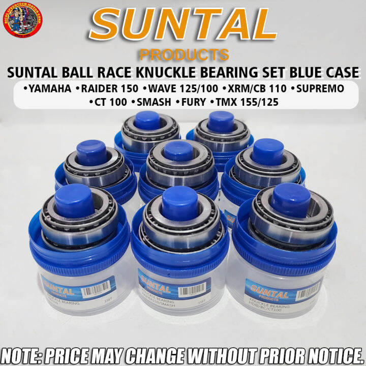 SUNTAL BALL RACE KNUCKLE BEARING SET BLUE CASE YAMAHA RAIDER150/110/SMASH XRM CB110 TMX CT100 ...