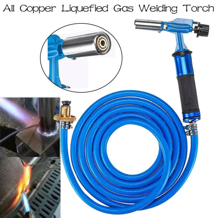 LPG Gas Welding Gun Torch brazing solder propane Aluminum brass alloy ...