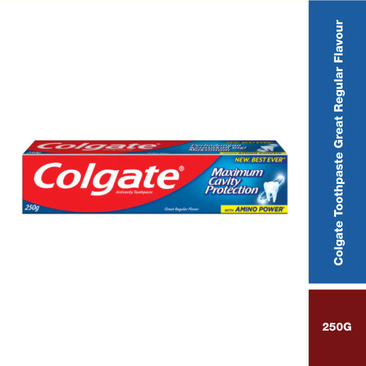 Colgate Toothpaste 250G Great Regular Flavour / Ubat Gigi | Lazada