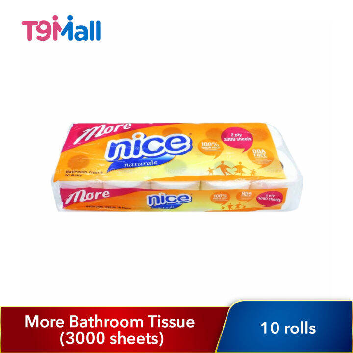 Nice Naturale More Bathroom Tissue (10 rolls) toilet paper / toilet ...