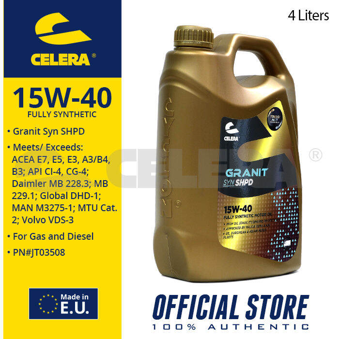 CELERA Granit SYN SHPD 15W40 Fully Synthetic Heavy-Duty Oil for ...