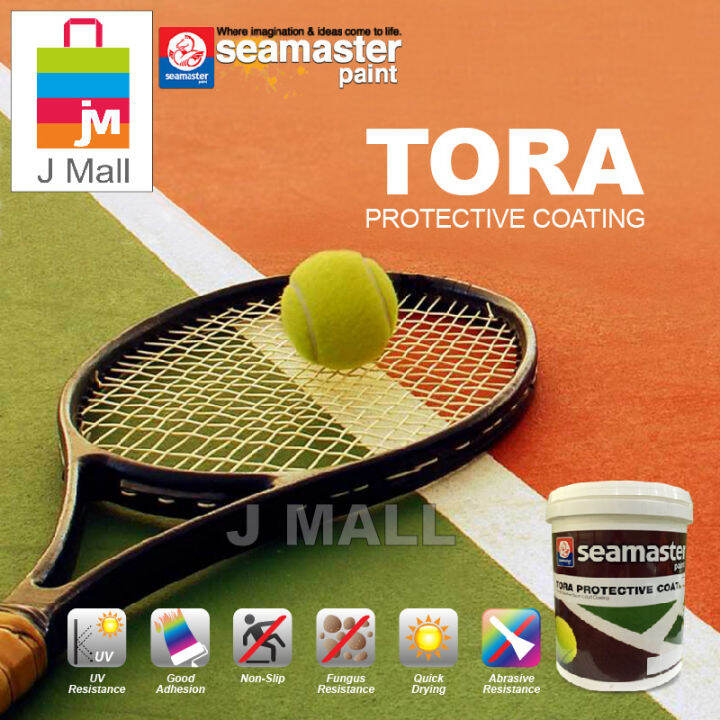 SEAMASTER Paint Tora Protective Coating for Tennis Court Floor Light ...