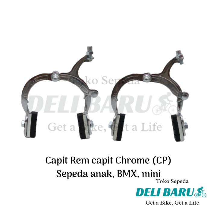 Delibaru Capit rem model capit chrome CP depan atau belakang sepeda ...